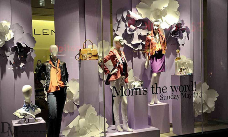 Expressing Love Mothers Day Window Display | DM