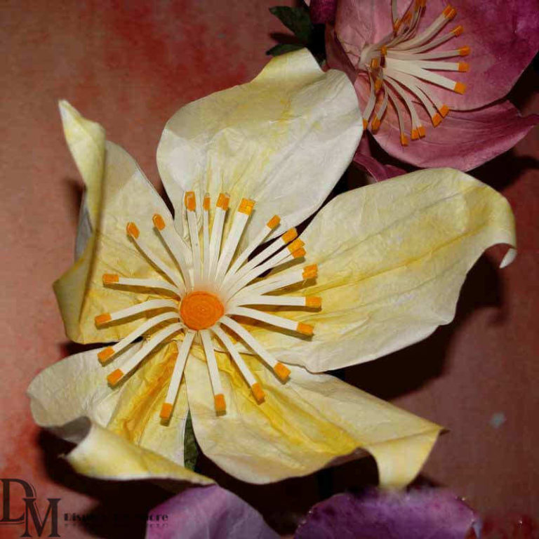 Large Paper Flower Display for Summer| DM Window Display