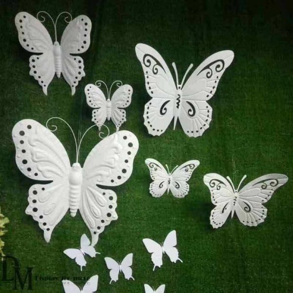 Metal Wall Butterflies Window Display | DM Window Display