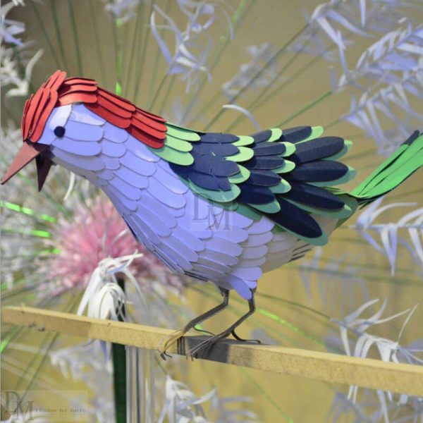 Artist 3D Paper Bird Craft Ideas| DM Window Display
